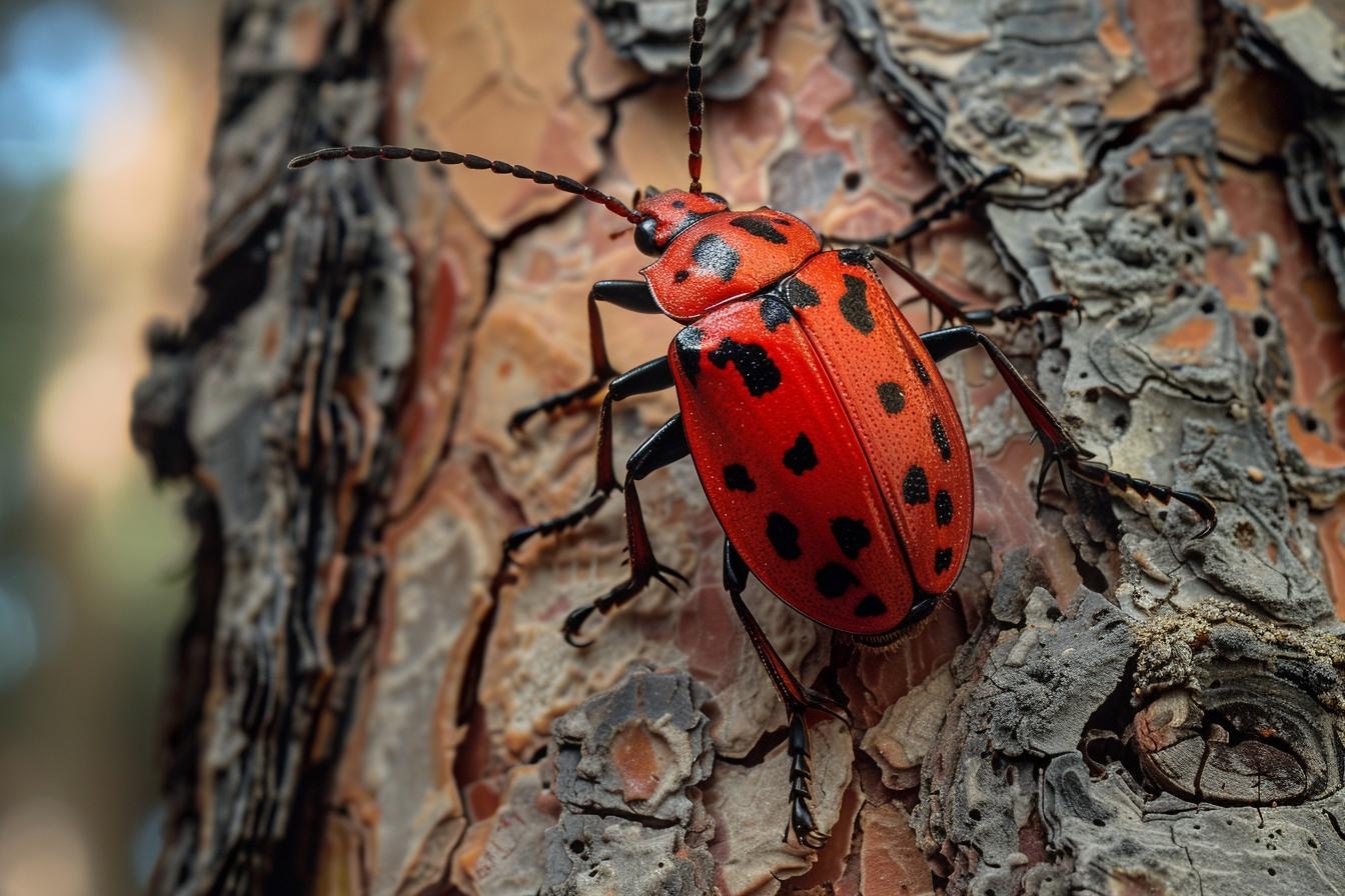 Identification des insectes rouges dans le bois - SOS MERULE
